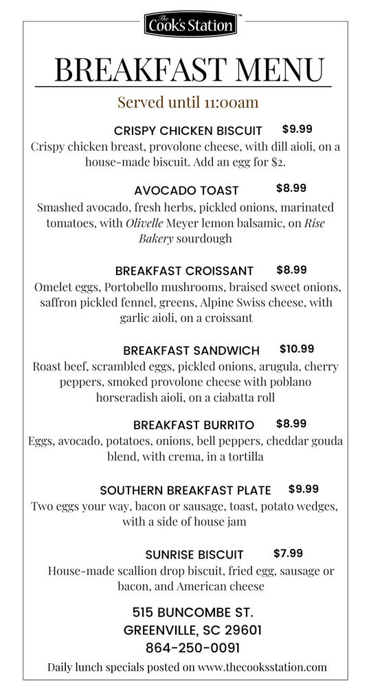 Cafe – The Cook's Station