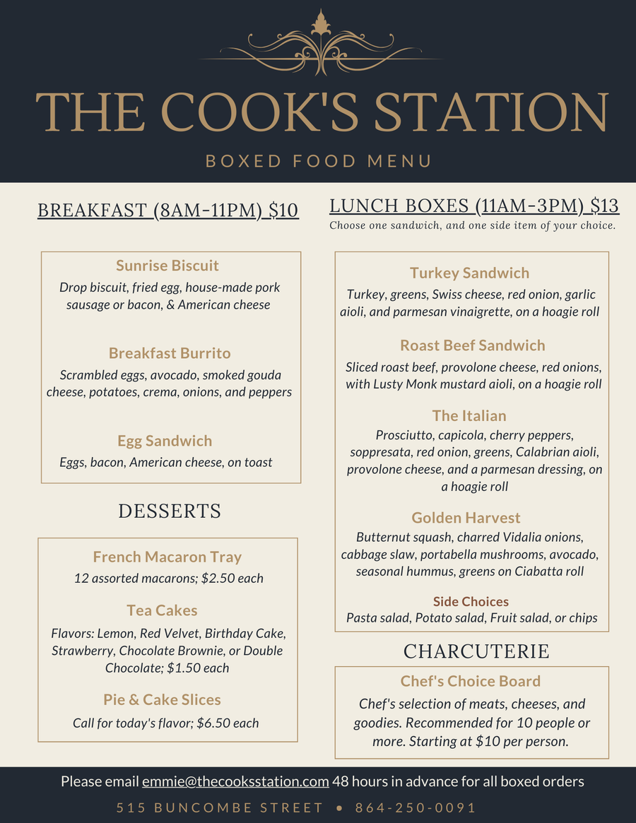 Eat + Drink – The Cook's Station