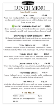 Cafe – The Cook's Station