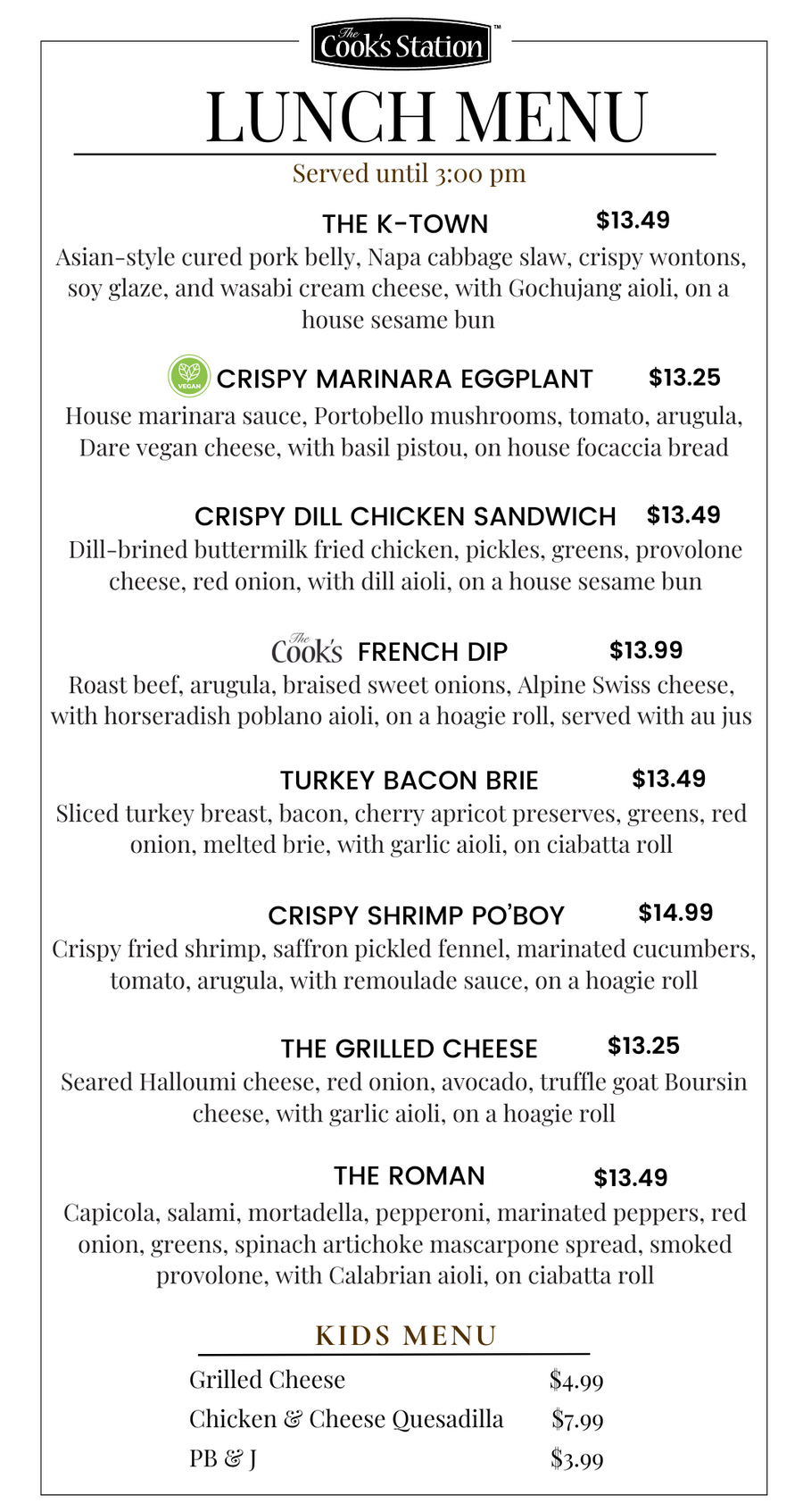 Cafe – The Cook's Station