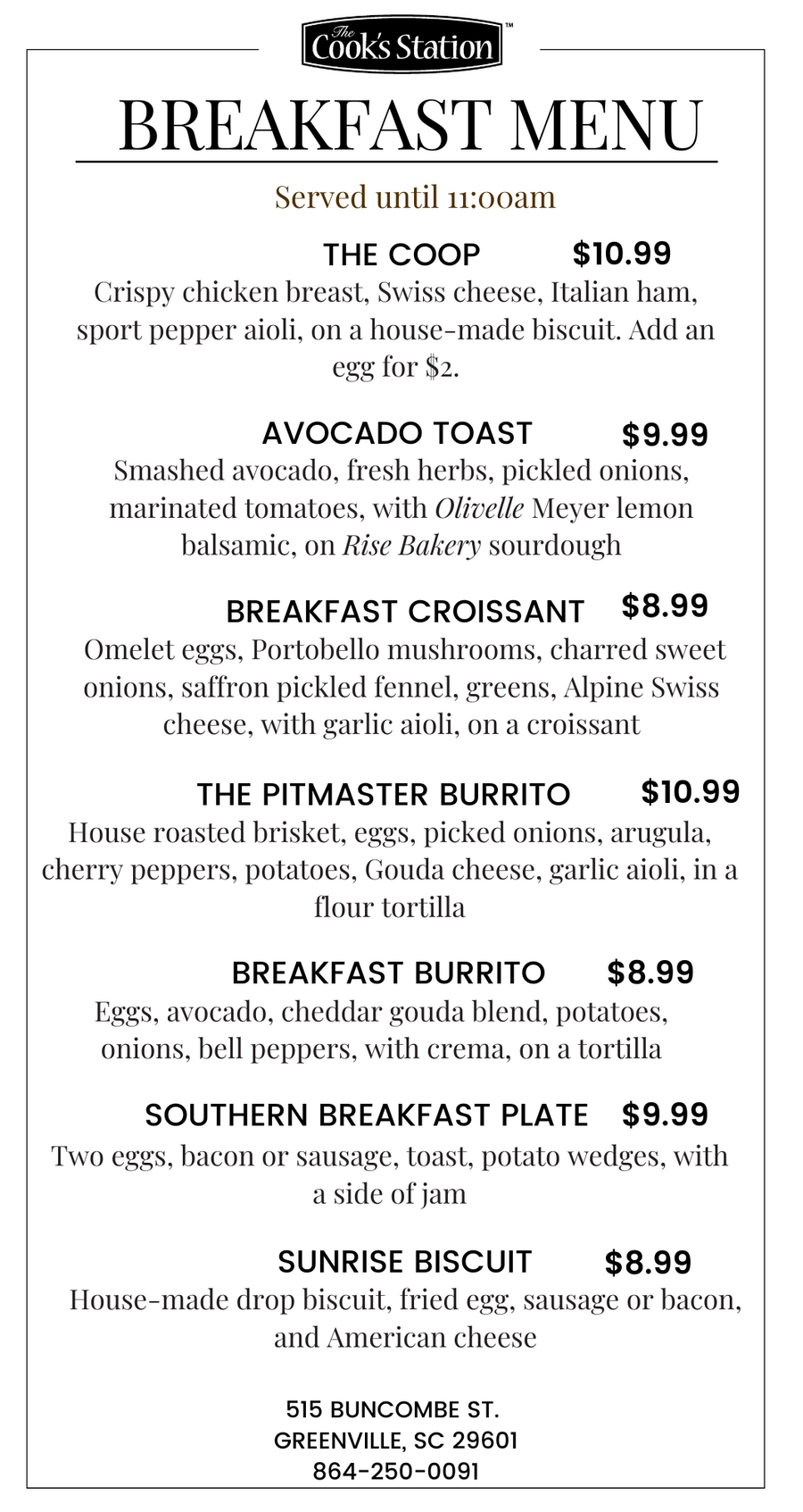 Cafe – The Cook's Station
